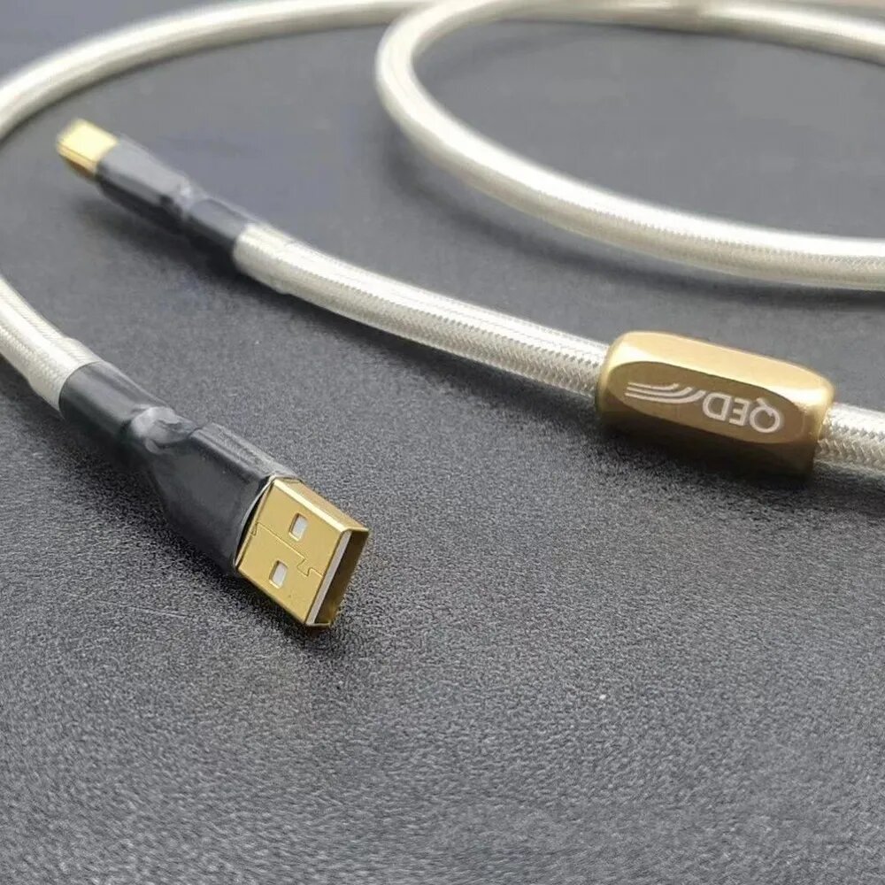 QED Кабель для компьютерной периферии USB 2.0 Type-A/USB 2.0 Type-B, 0.5 м, белый