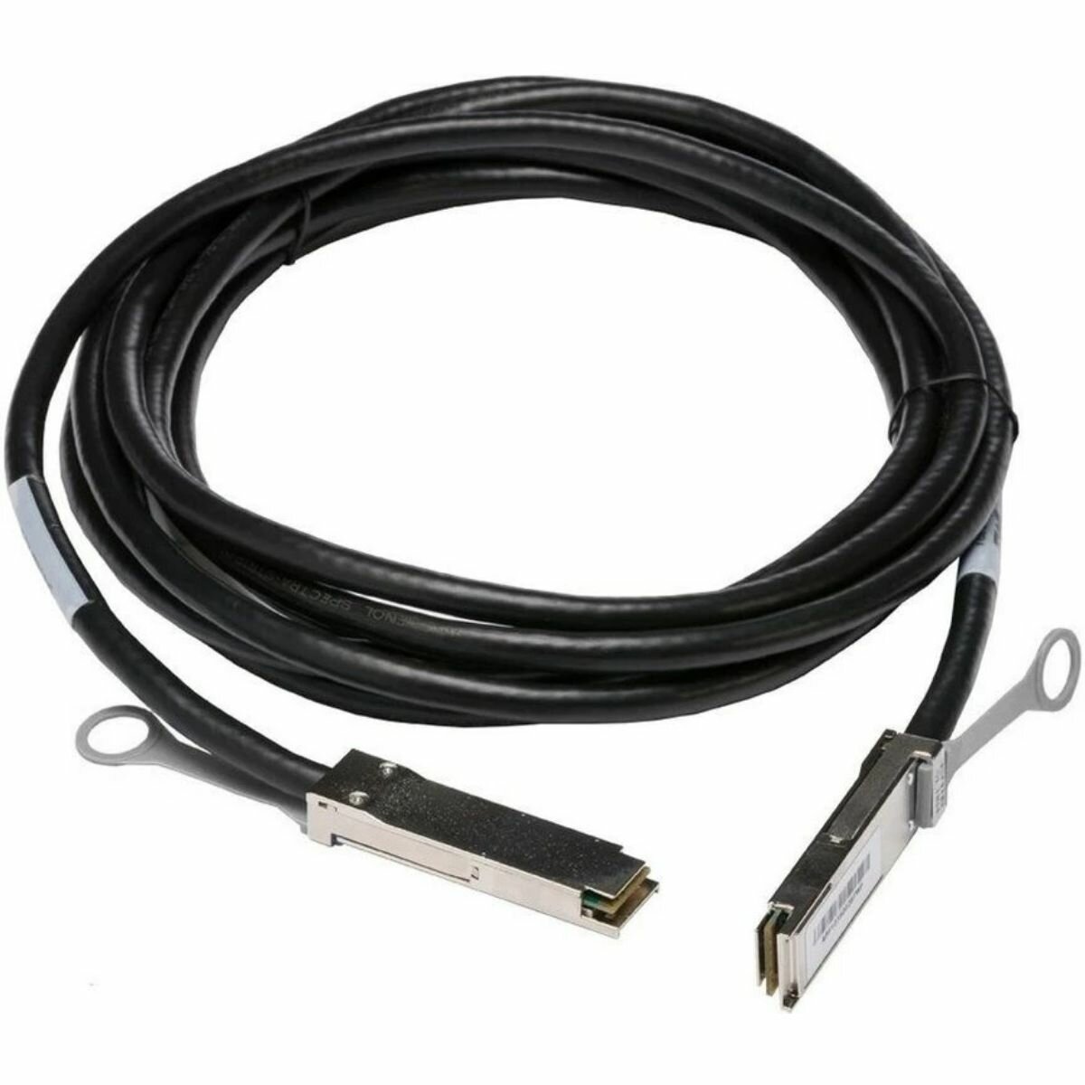 Кабель Future Technologies Fibertrade FT-SFP28-CabP-AWG30-1, медный, SFP28, черный, 1 м
