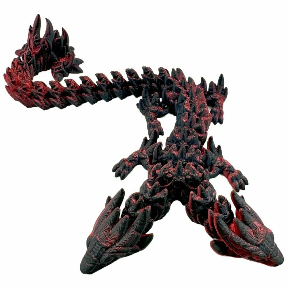 Двухголовый Хрустальный Дракон С 3D-принтом Fidget Toys 552D детские игрушки