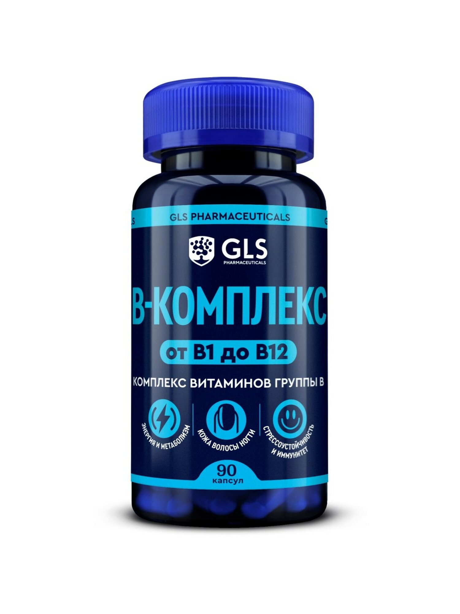 GLS в-комплекс N90 капс ПО 430МГ — Капсулы массой 430 мг - 90 шт в уп