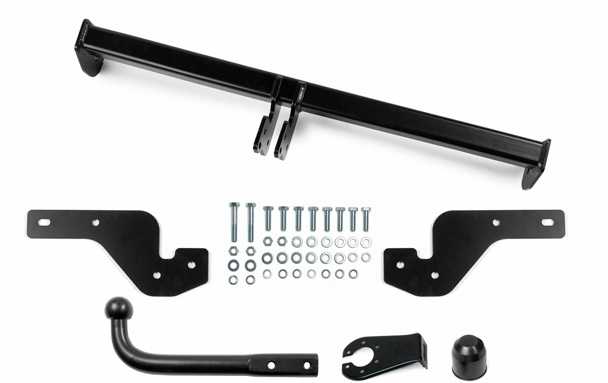 Фаркоп с электр. Smart, Hyundai Accent 1999-2012, тип А, 1000/75 кг, F.2319.001, Berg (паспорт, сертификат)