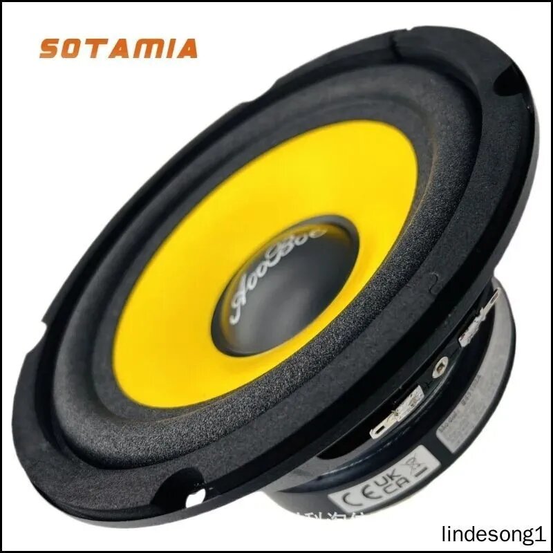 SOTAMIA 6,5-дюймовый сабвуфер 4 Ом 100 Вт 92 дБ для домашнего кинотеатра DIY Hifi Music