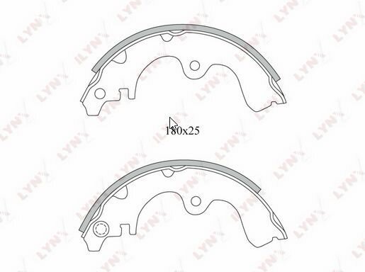 Колодки тормозные задние TOYOTA Paseo 1.5 91-99 / Starlet 1.0-1.5D 89-99