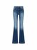 Джинсы LIU JO Flare jeans with rhinestones, размер 36, синий