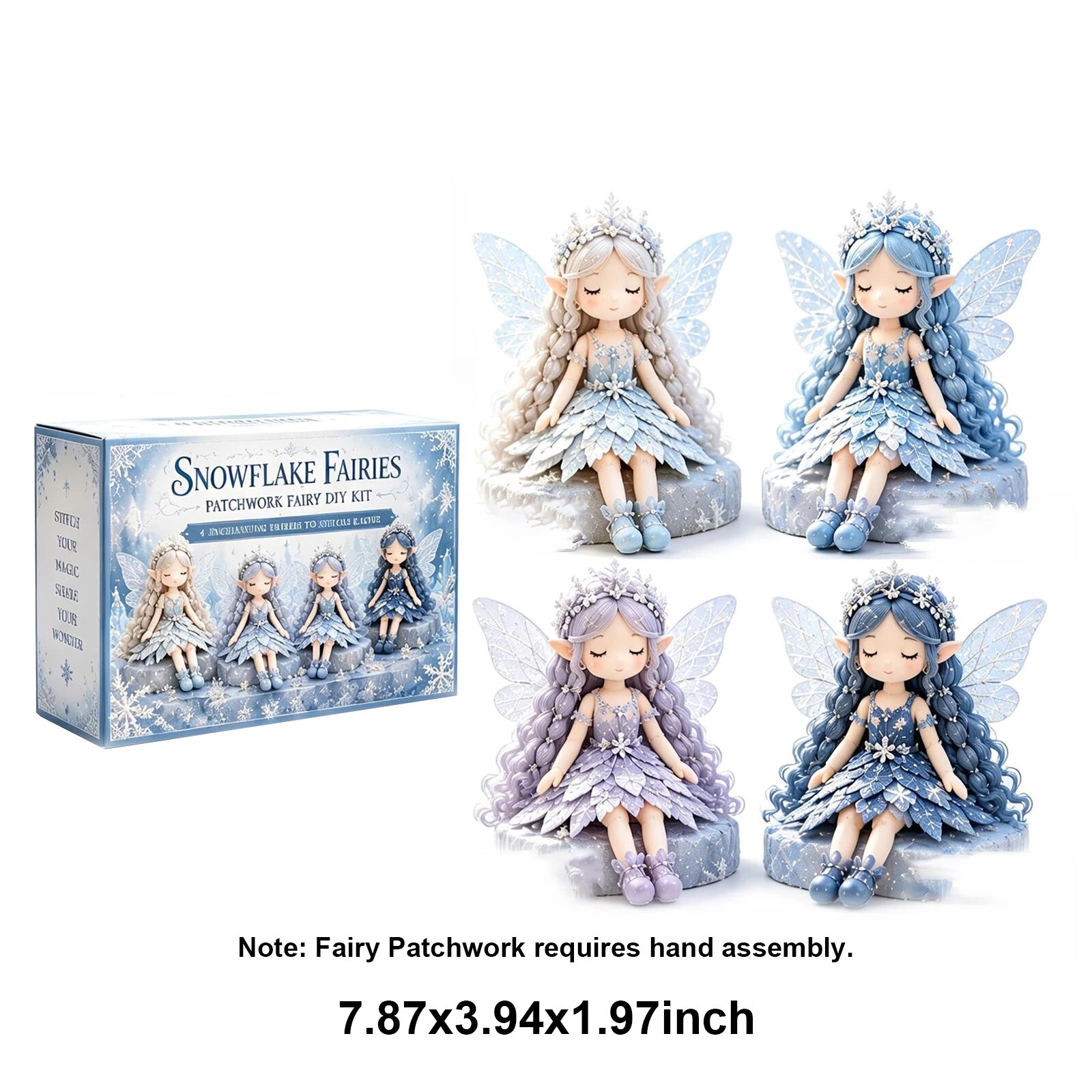 Набор для шитья феи Patchwork 4 шт With Box-5