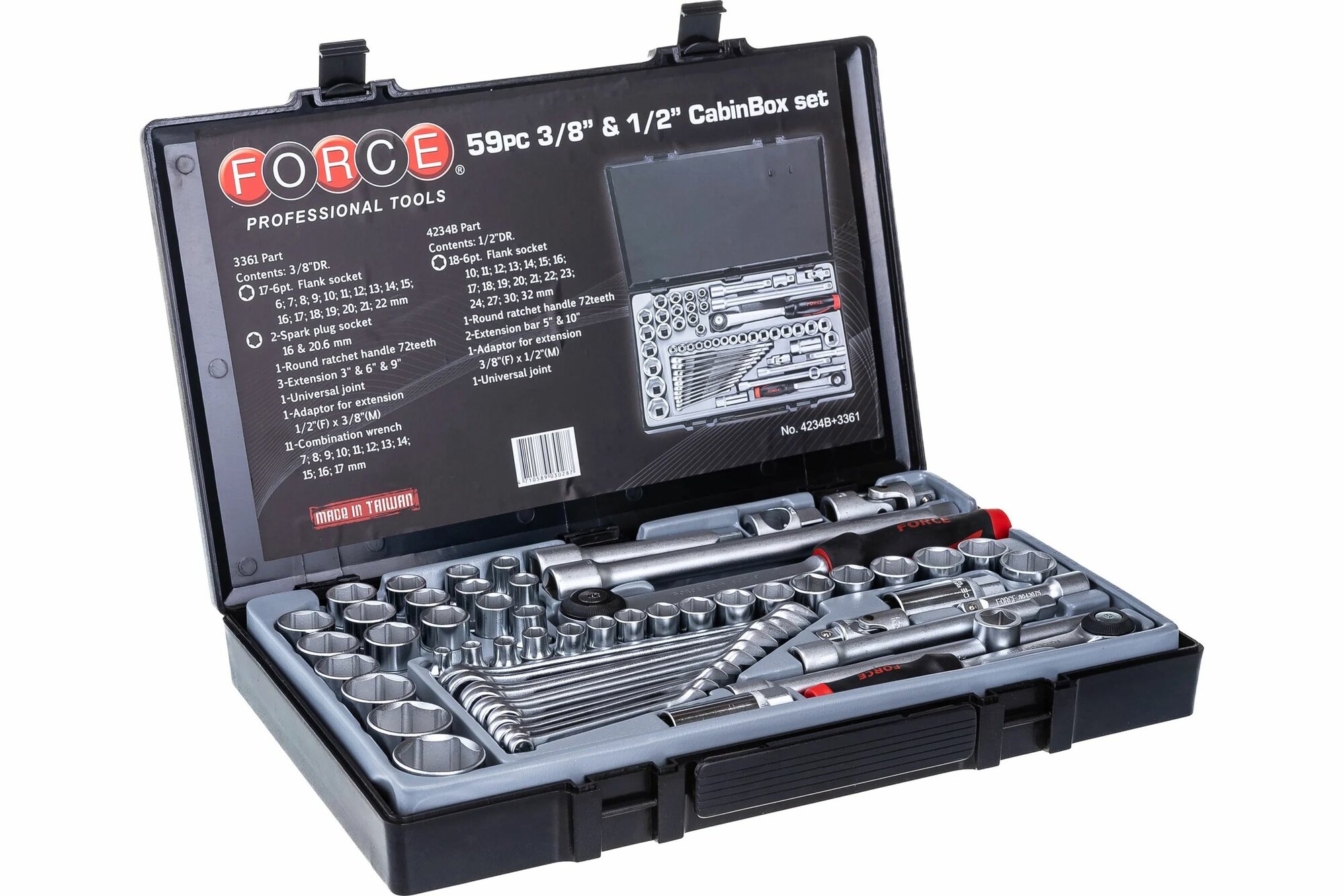 Набор инструмента FORCE 4234B+3361