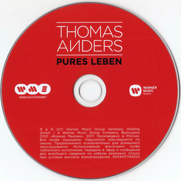 Компакт-диск Thomas Anders — Pures Leben (RU)(CD) — фото 1