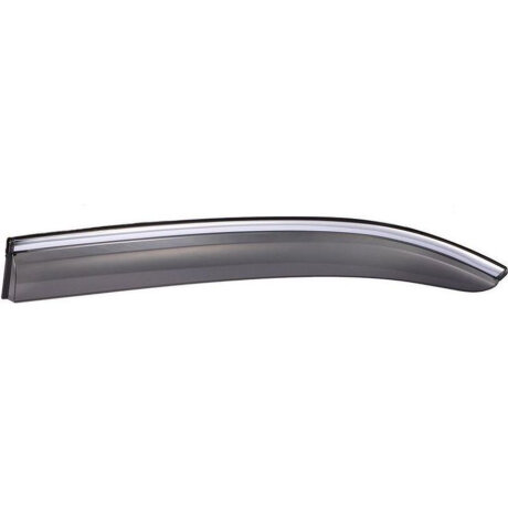 Ветровики SkyLine Honda Civic HB 2012- (with chrome molding), пар