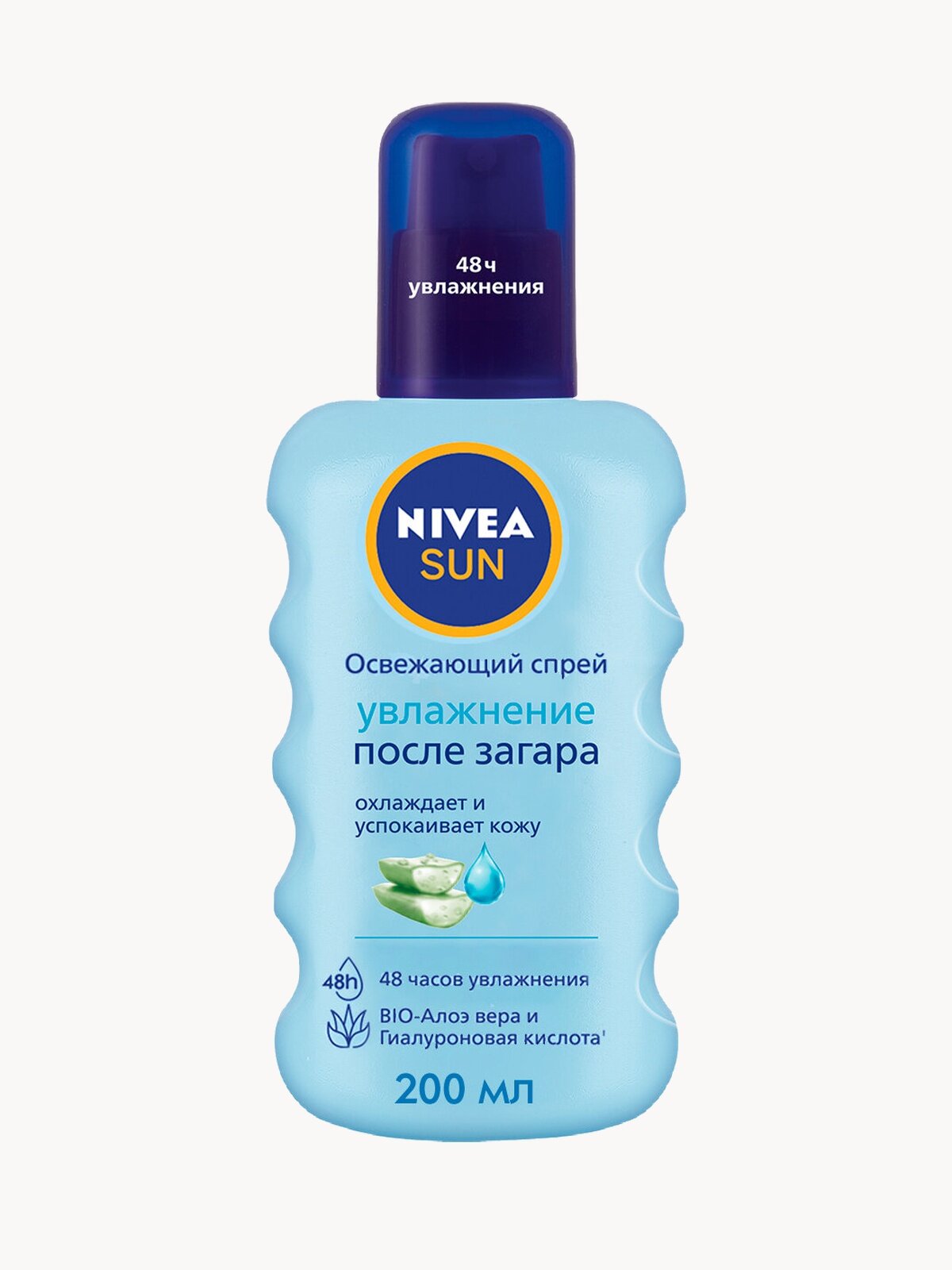 Освежающий спрей для тела NIVEA Sun "Увлажнение после загара" с алоэ вера, 200 мл.