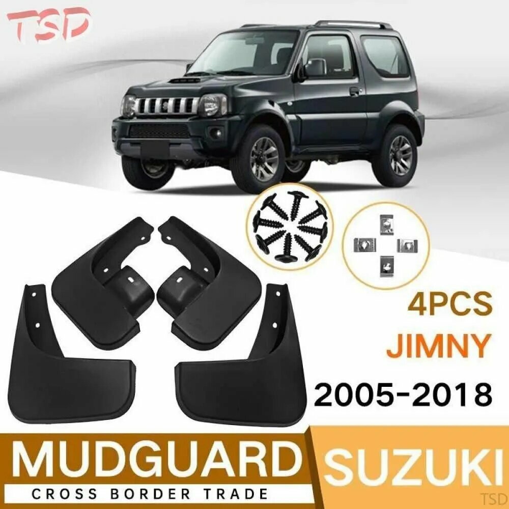 Крыло автомобильное, арт. Брызговики для Suzuki Jimny 2005-2018 автомобиль брызговик*A