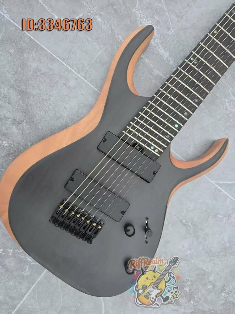 Электрогитара 8 струн 8-струнная, корпус Дерево