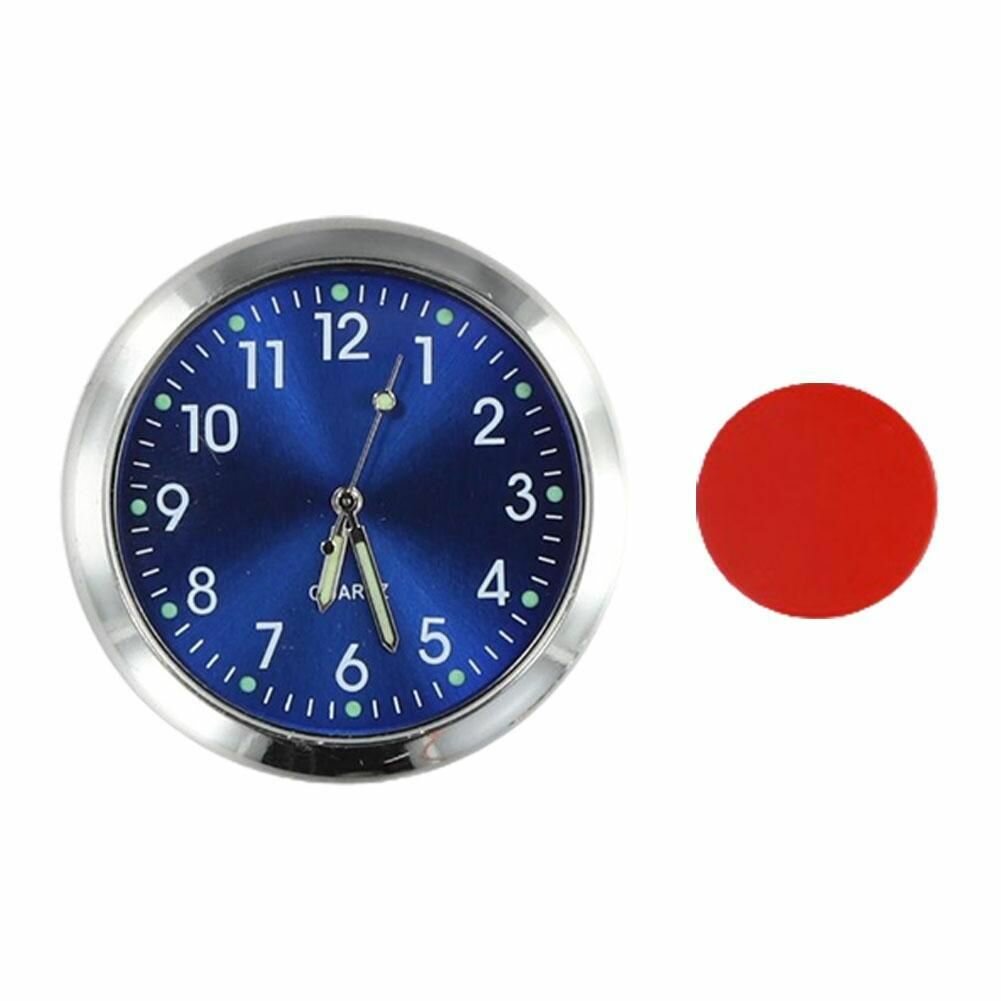 Мини-часы, автомобильные светящиеся металлические часы, электронные часы, водонепроницаемые часы для велосипеда, мотоцикла, часы на приборной панели автомобиля