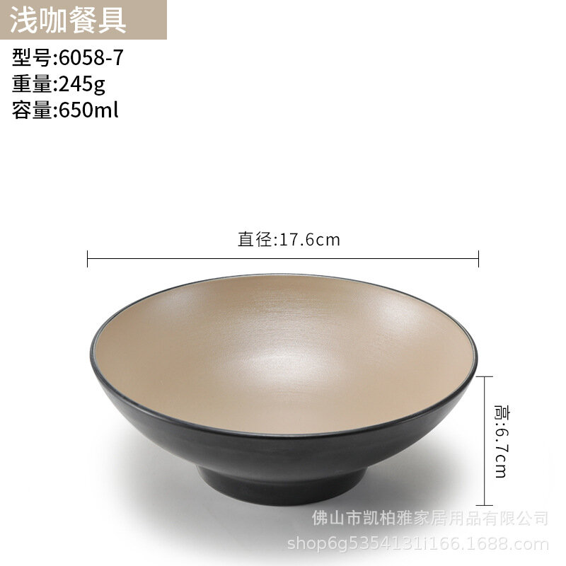 Меламиновая говяжья миска с лапшой посуда Японский суп с лапшой миска с порошком имитация фарфора миска с раменом миска