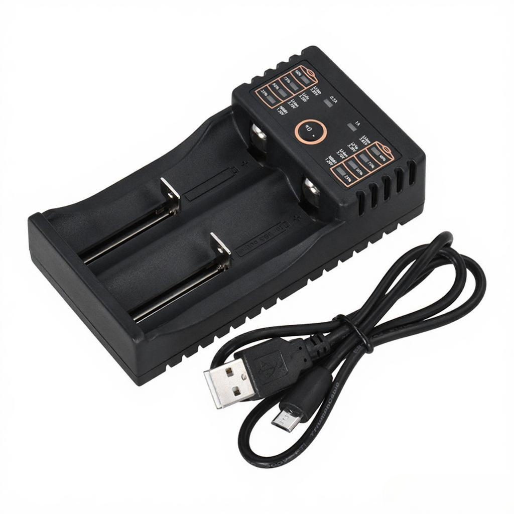 Зарядное устройство для аккумуляторов Lii-202 Smart для NiMH Lithium 1.2V/3.7V/3.2V/3.85V AA/AAA 18490/18350/16340/14500/10440, входное напряжение Micro USB DC 5V 2A, выходное напряжение 1.42V 4.2V±0.05V 3.65±0.05V 4.35±0.05V, ток 500mA/1000mA, USB порт