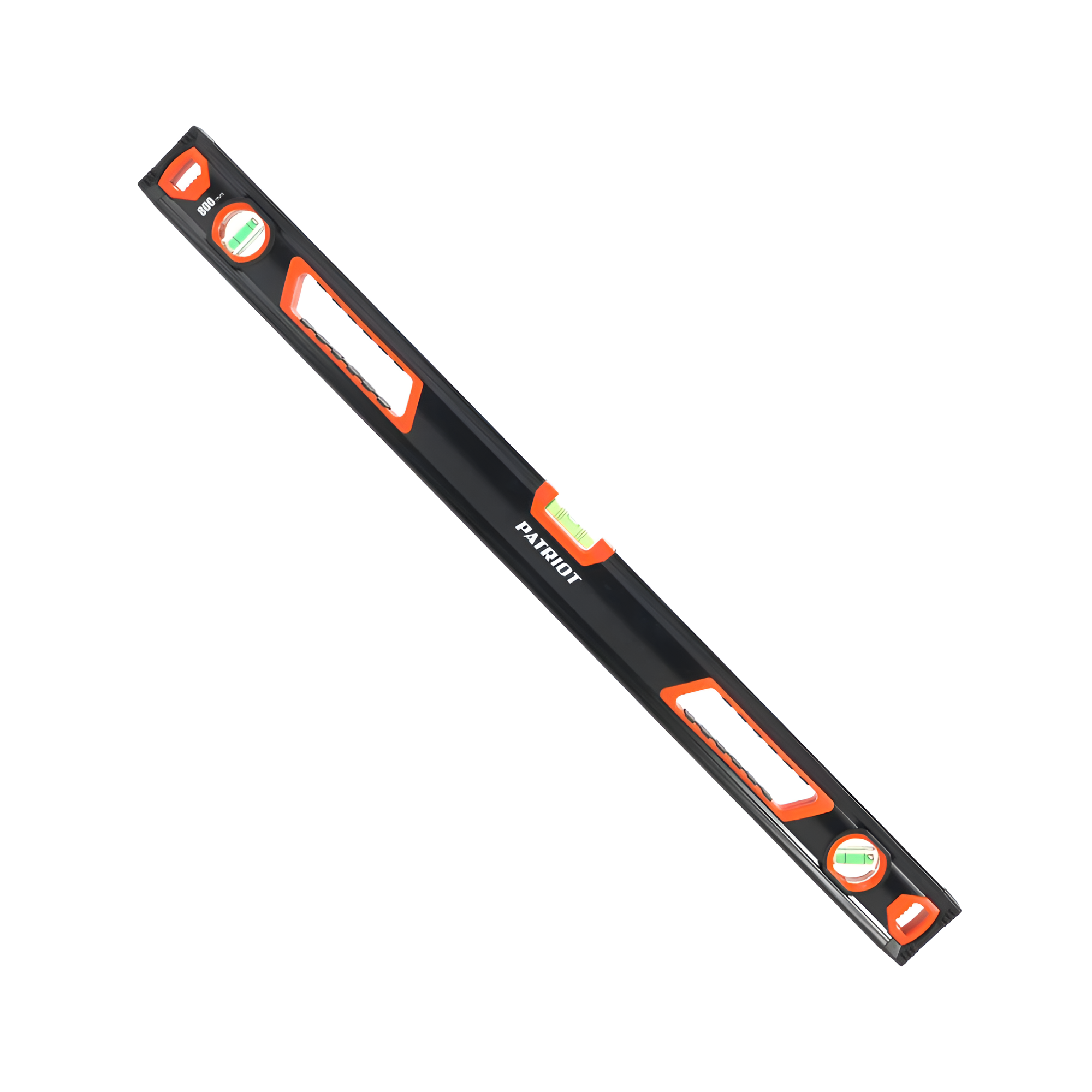 Строительный уровень PATRIOT Platinum LCP-800L, упрочненный, 800 мм, 3 глазка