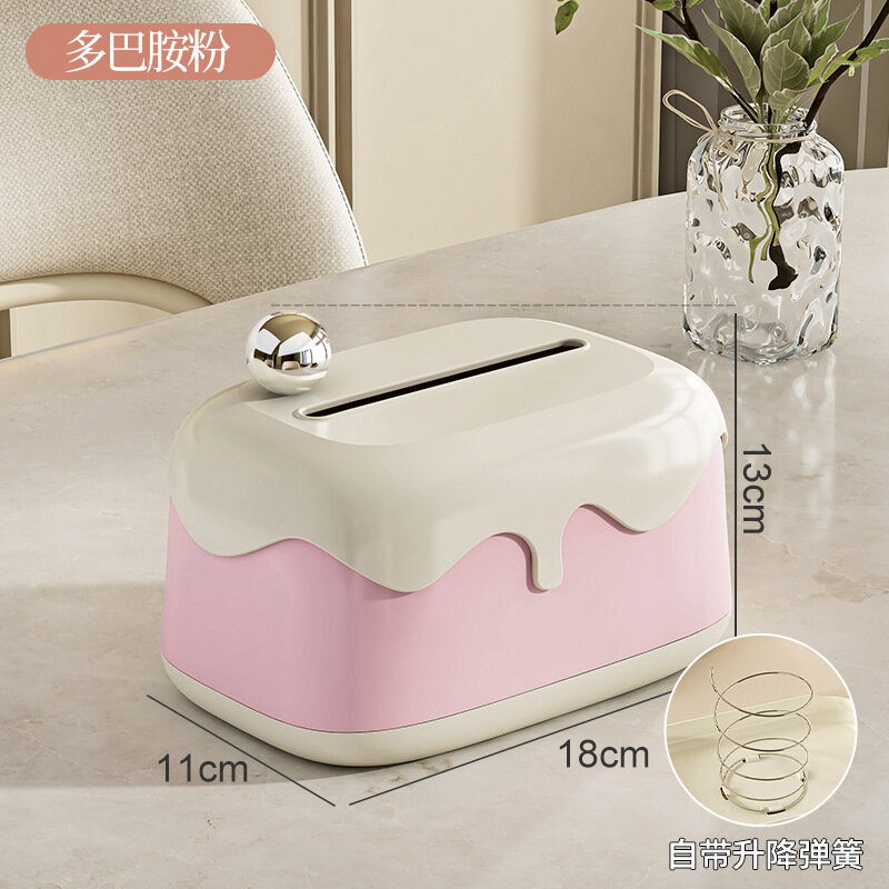 Настольная съемная коробка для салфеток, бытовая коробка для туалетной бумаги для ванной комнаты, милая креативная