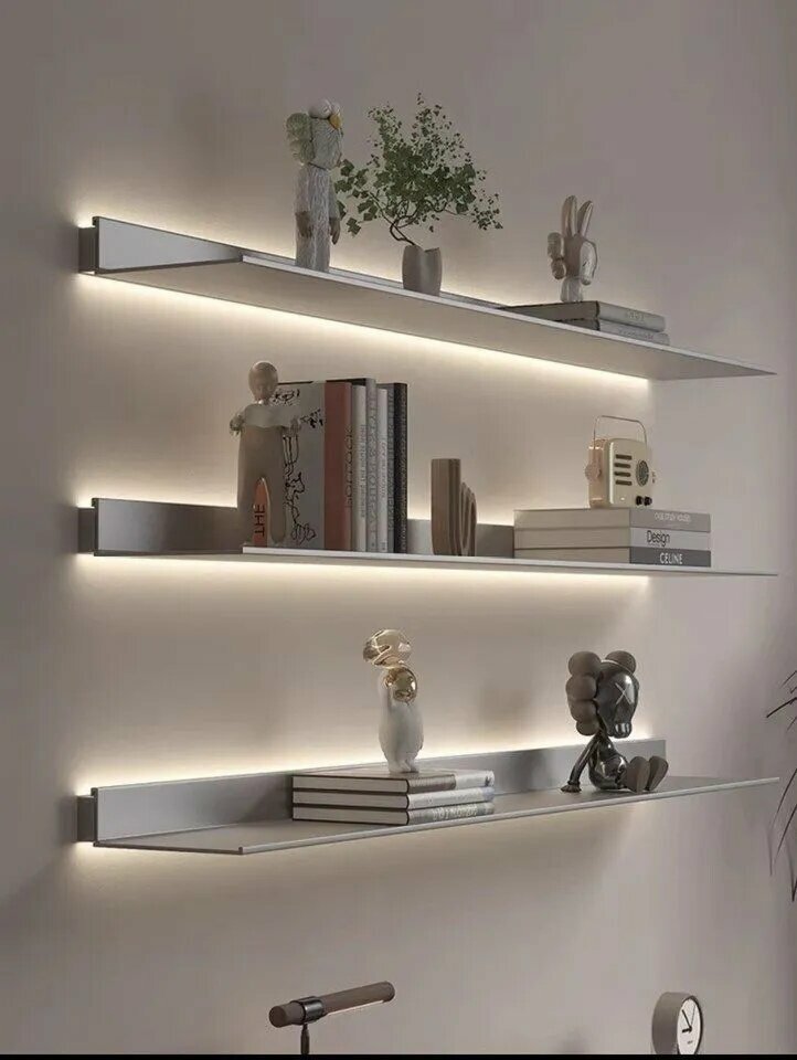 Полка Настенная Угловая, 120х20х1 см, 1 шт.