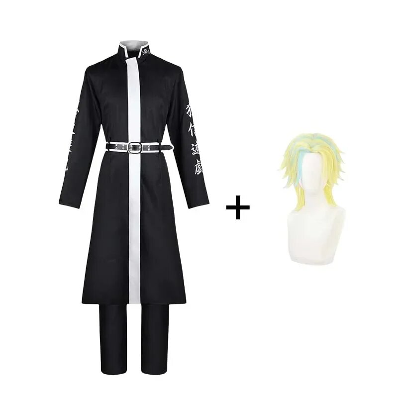 Tokyo Revengers Косплей костюм Tenjiku Ran Haitani черный XXXL, style1