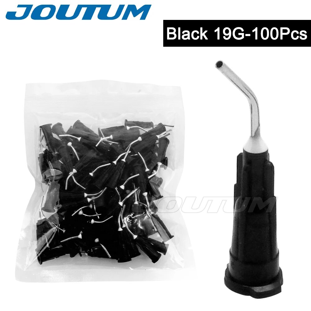 Наконечники стоматологические JOUTUM 19gBlack, 100 шт.
