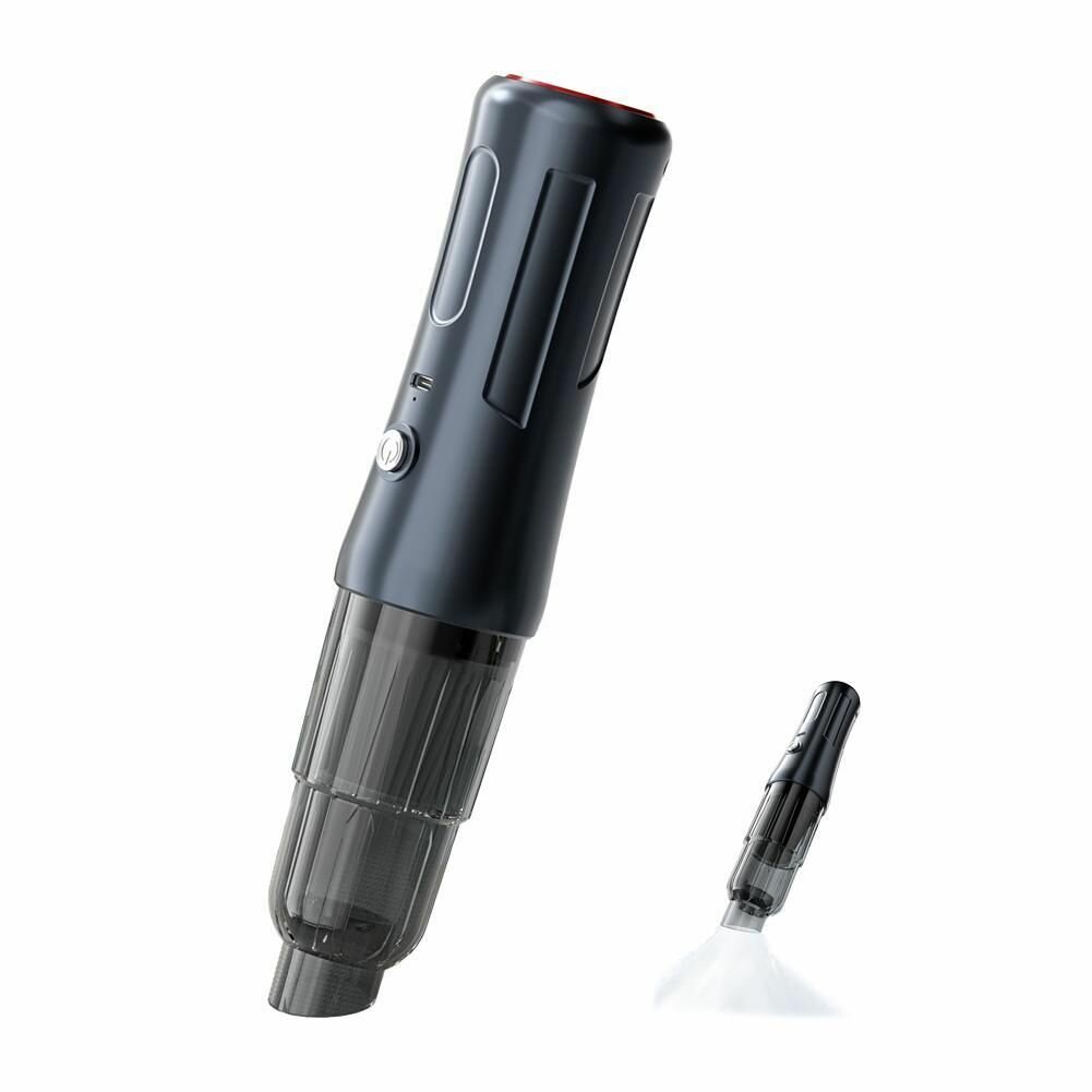 Беспроводной ручной пылесос большой напор и мощность, компактный мини-модель с функциями всасывания, дуновения откачки, портативный для домашнего использования