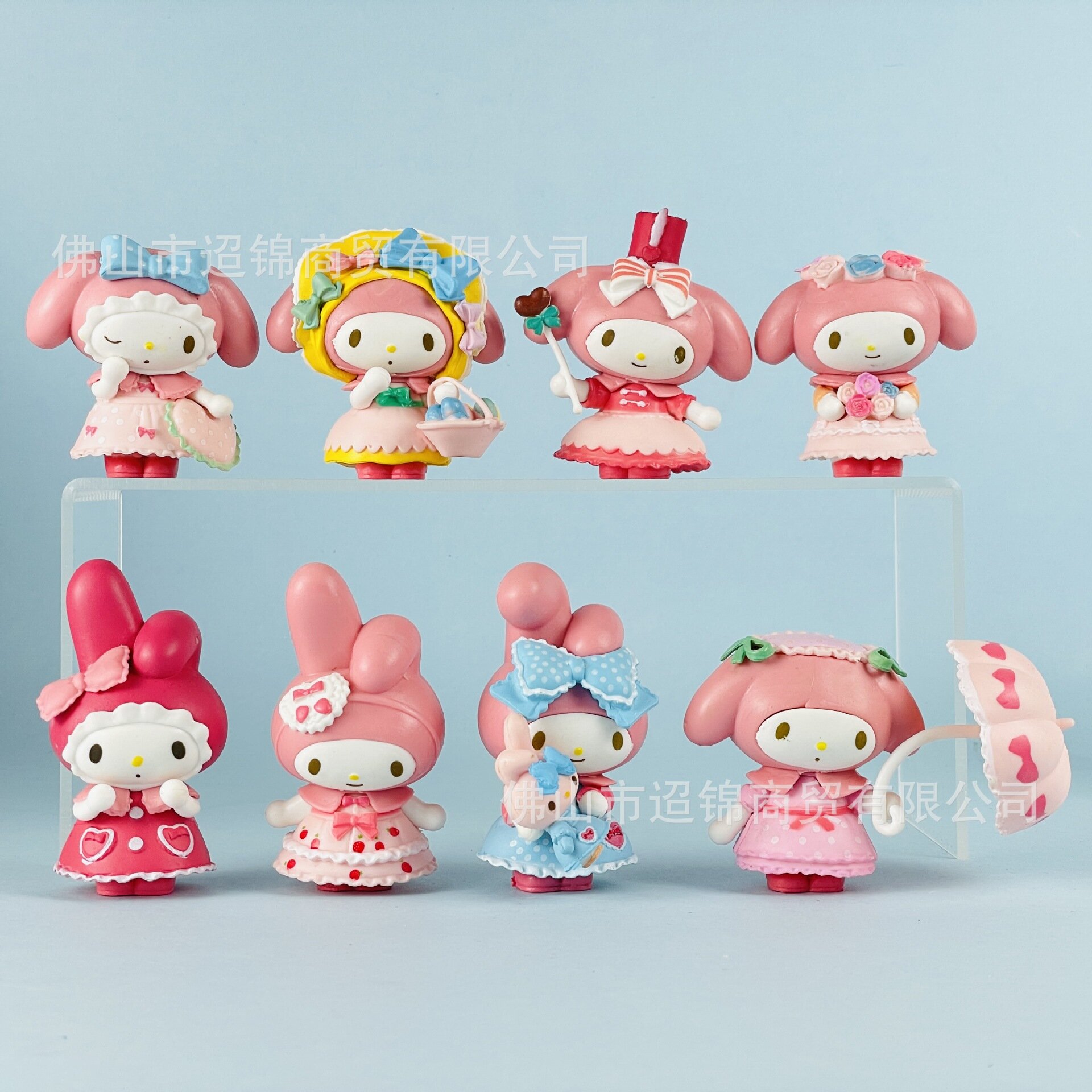 Блокнот для заметок My Melody, фигурка собаки Chloe Pacha, фигурка собаки Cinnamon, фигурка собаки Pudding