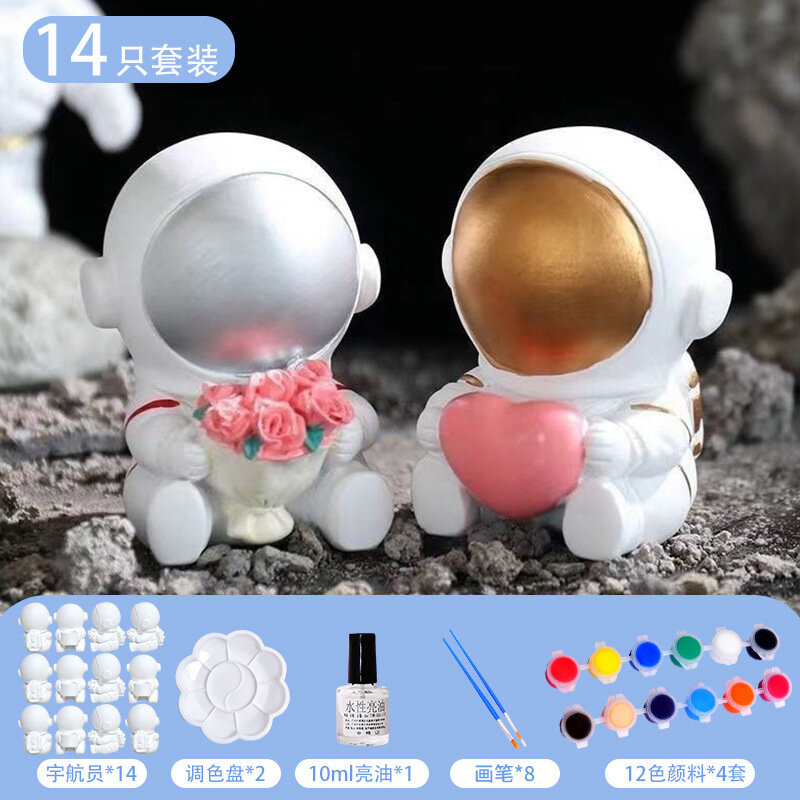 Детские игрушки, раскрашенные гипсовые куклы, ручная работа, DIY, раскрашенные граффити, белые эмбрионы для раскрашивания