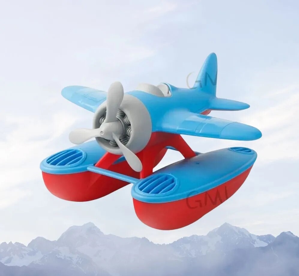 Плавающая модель 3d гидросамолета детская игрушка для купания в бассейне-