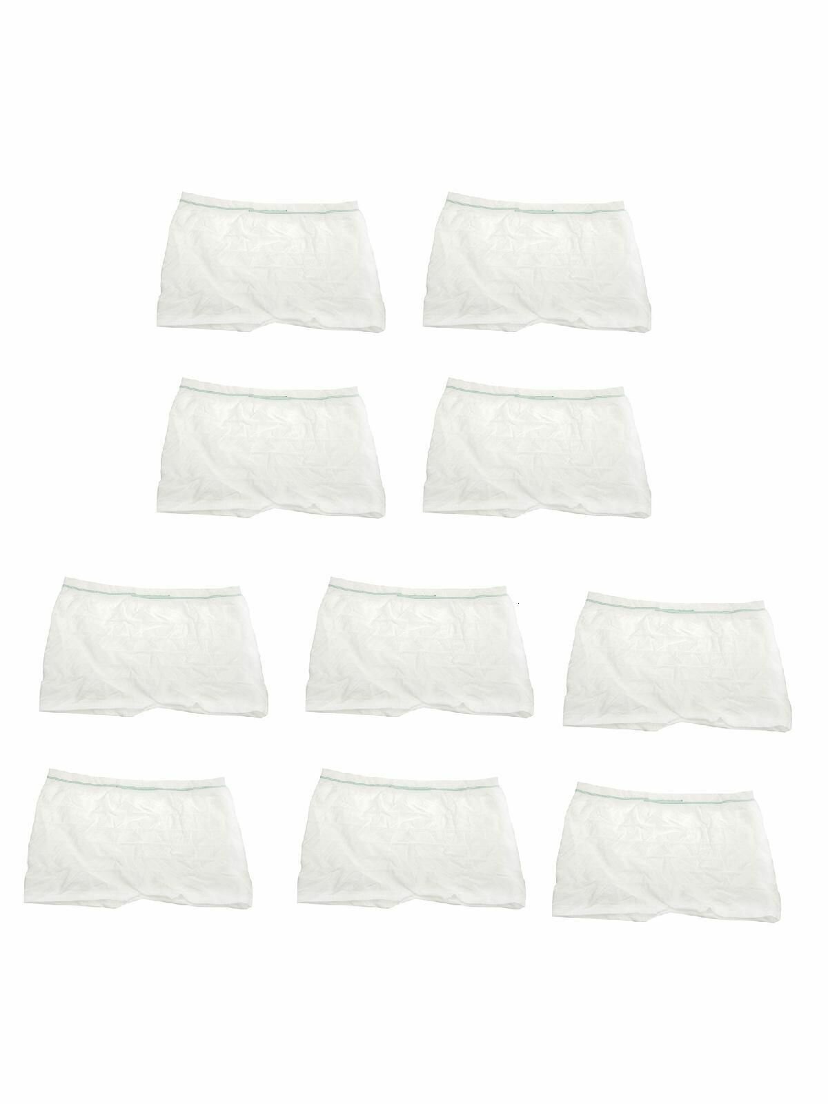 10 шт. Одноразовые сетчатые трусы для роддома, - XL