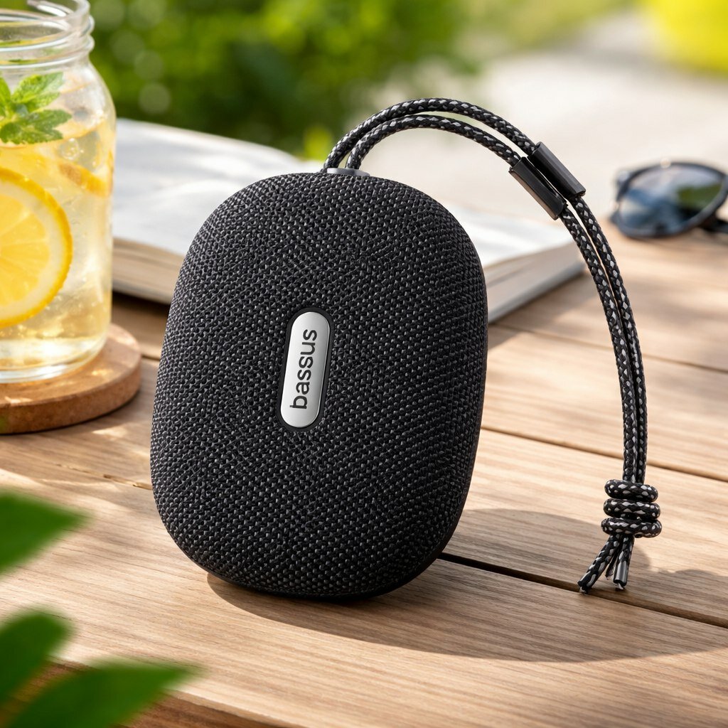 Колонка Baseus AeQur 35 Pro Air Portable Wireless Speaker черный A20077600127-00