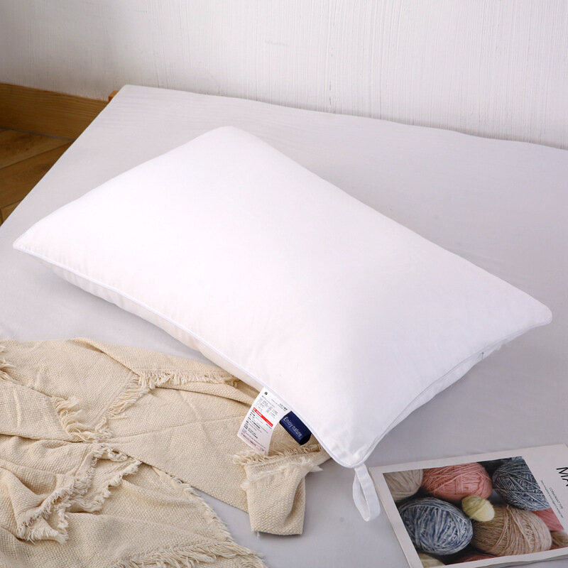 Чистый хлопковый наполнитель для подушки, одиночный наполнитель для подушки, взрослая подушка, полностью хлопковая, антиперьевая ткань, мягкий волокно Yizheng, подушка для шеи пятизвездочного отеля