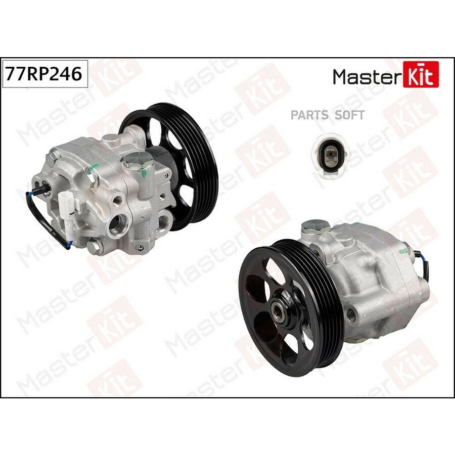 Насос ГУР SUBARU FORESTER/IMPREZA 02 от официального дистрибьютора, MASTERKIT, артикул 77RP246