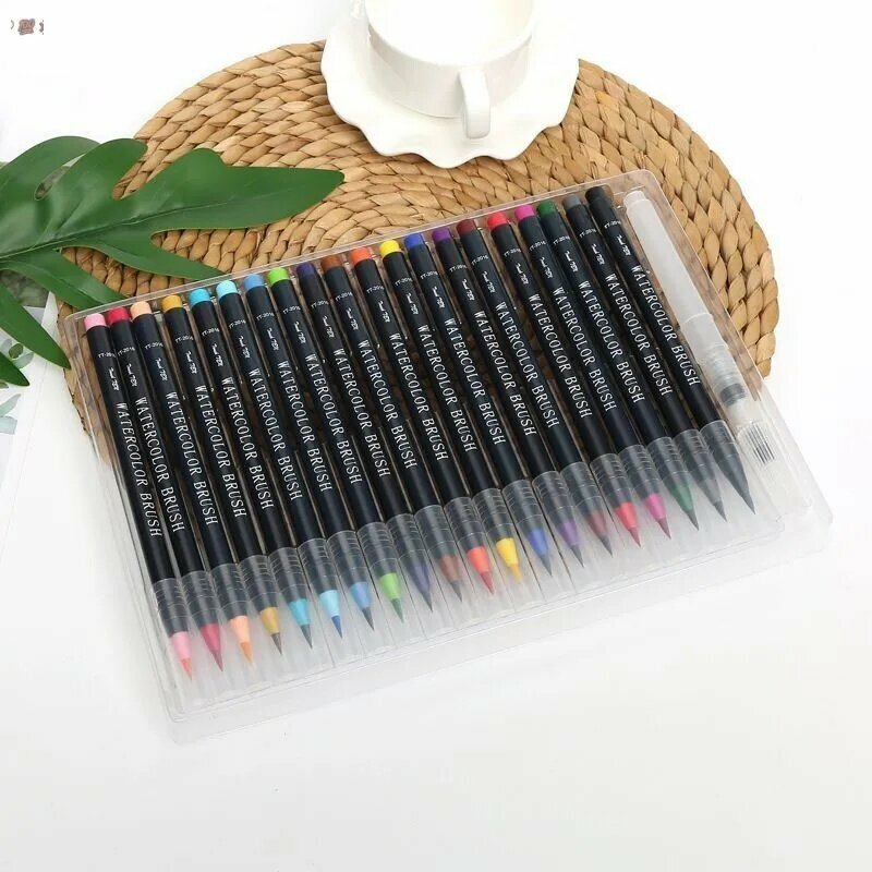 Набор маркеров Акварельный, толщина: 1 мм, 20 шт. для скетчинга