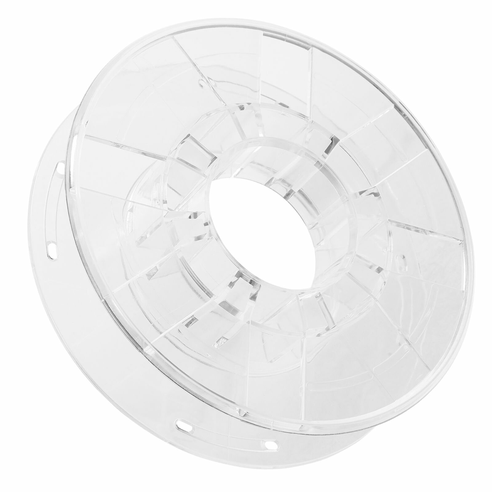 Катушка из прозрачного пластика для хранения и намотки удлинителя проводов