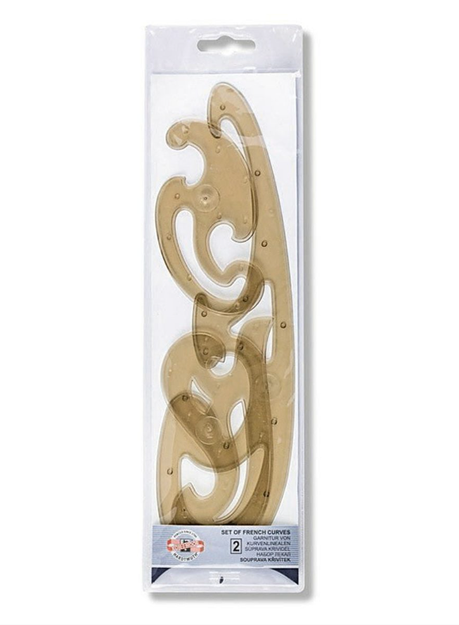 Набор лекал Koh-I-Noor, тонированный, 75005800000