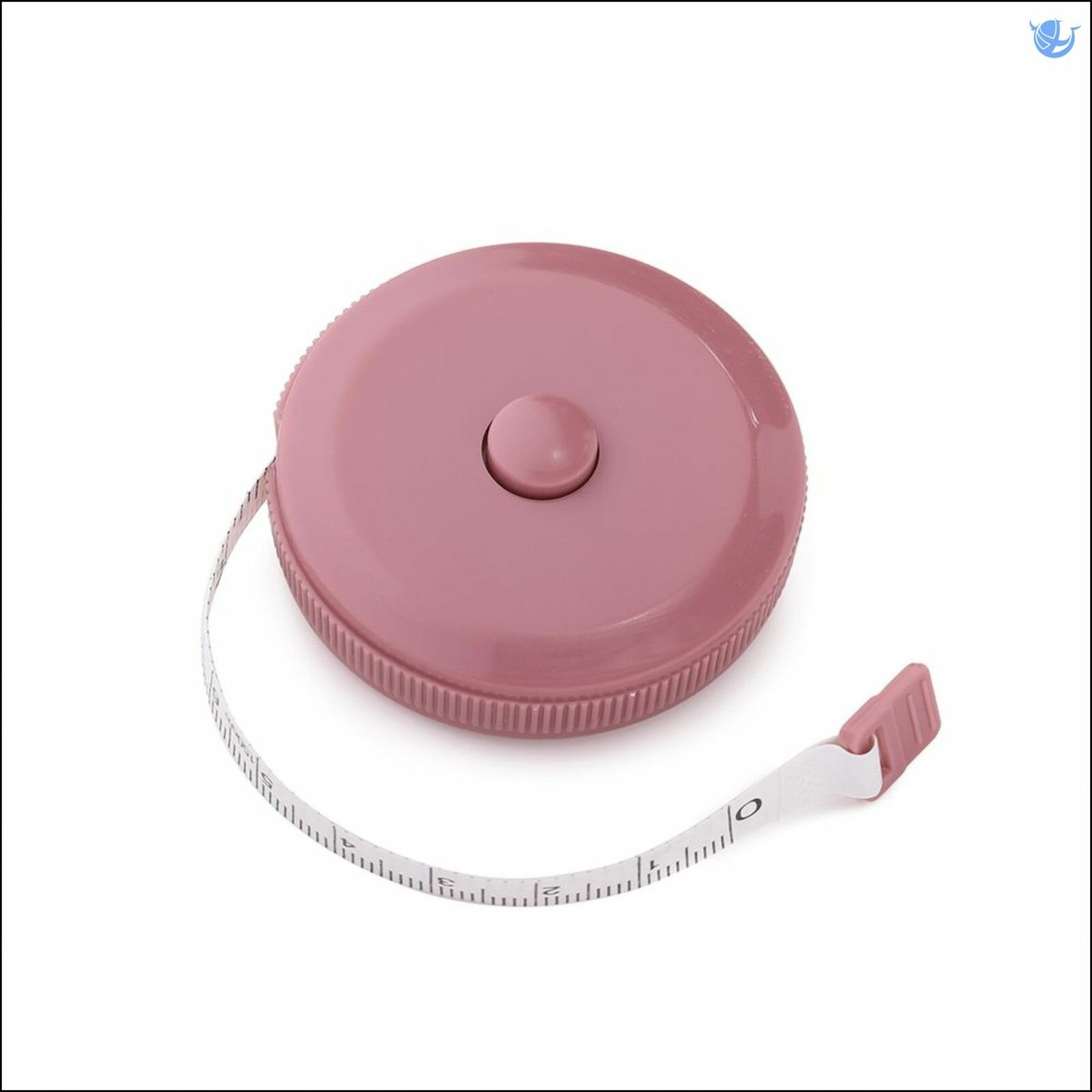 Рулетка- лента швейная портновская, 1.5 метра, 1шт , цвет розовый