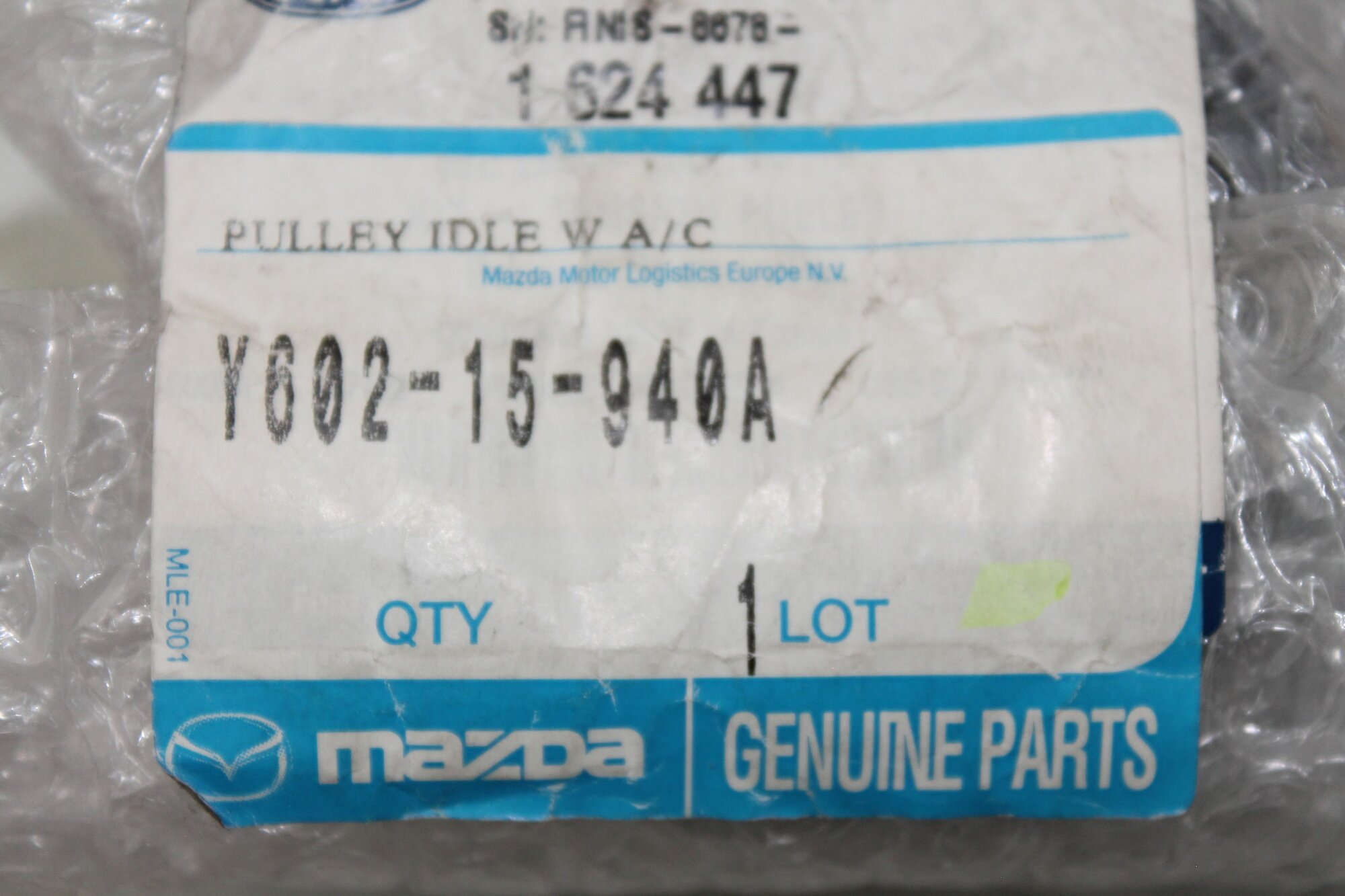 Ролик приводного ремня MAZDA Y60215940A