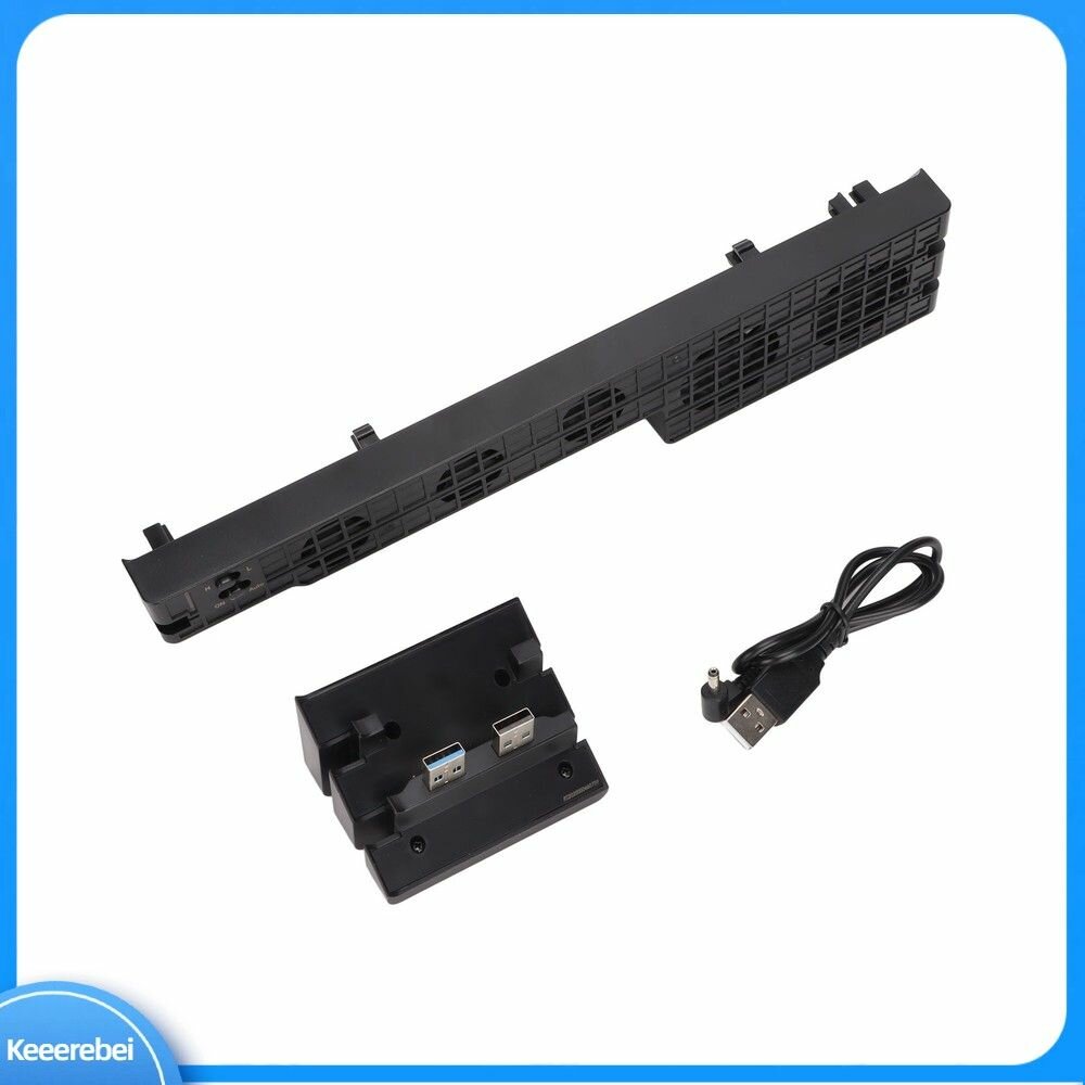 Игровой охлаждающий вентилятор, 5 вентиляторов, внешний USB-кулер с концентратором для PS4 Pro