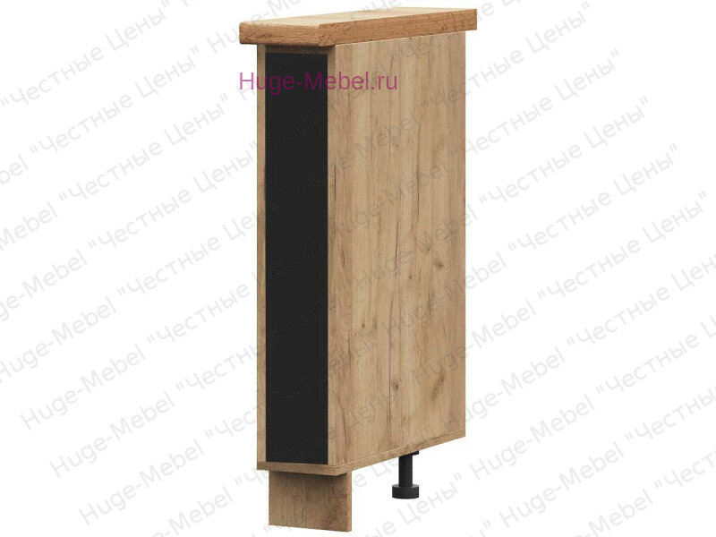 Корпус нижнего кухонного шкафа 150 под бутылочницу (дуб крафт) Huge Mebel . Ширина 150 Высота 820. Кухонные шкафы Без фасада