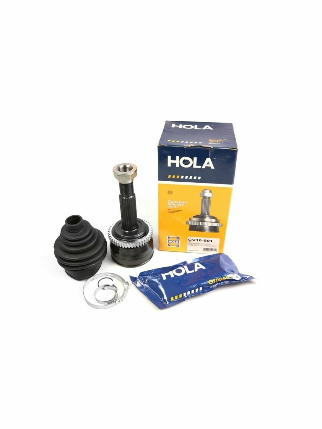 ШРУС наружный HOLA CV10-001 25-22 шлицов, с ABS, левый-правый, Audi A4, A6, A8, VW Passat B5 95-05 ABS 45z