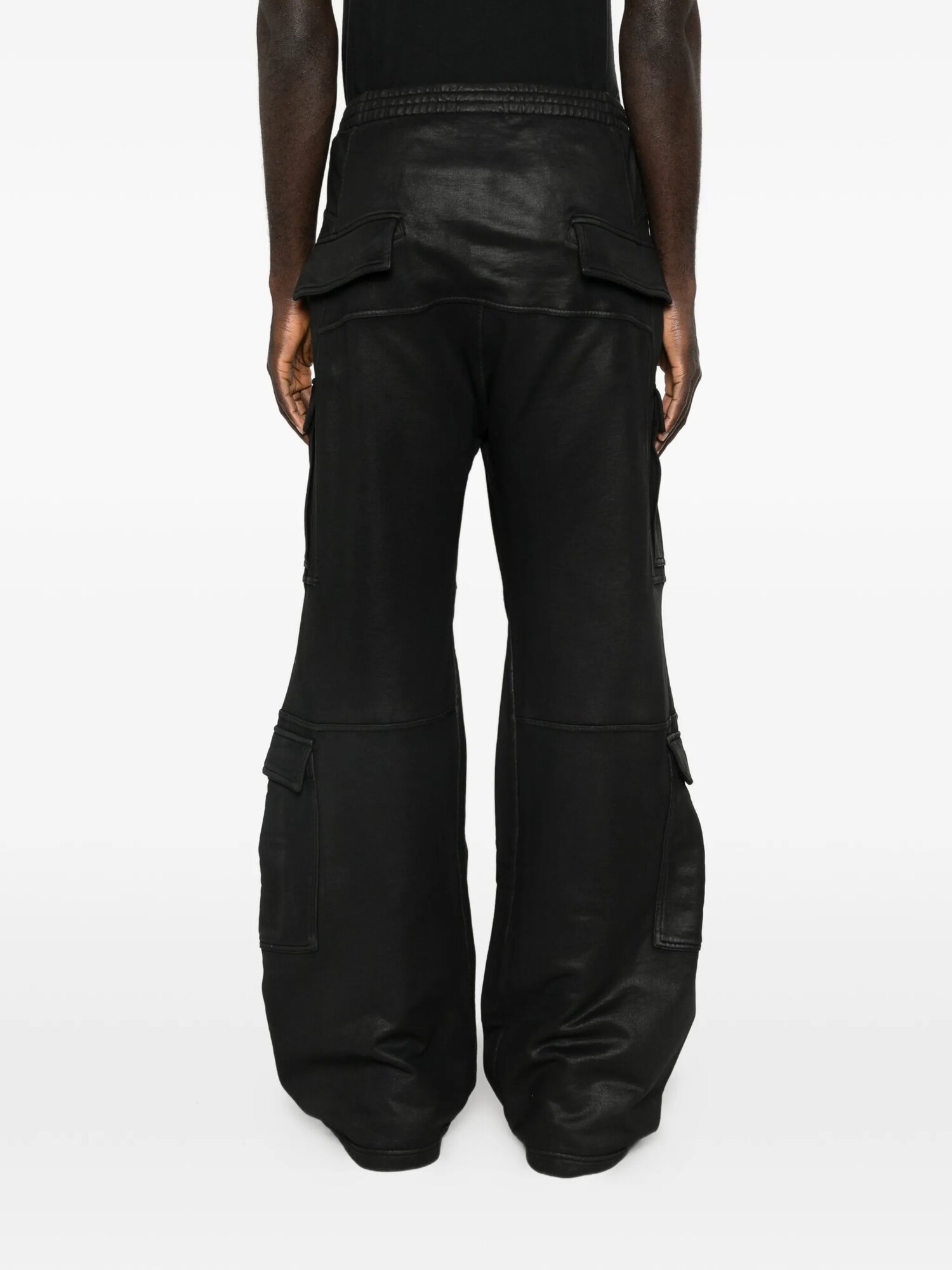 Брюки BALENCIAGA Cargo-pocket trousers, размер L, black/black — фото 1