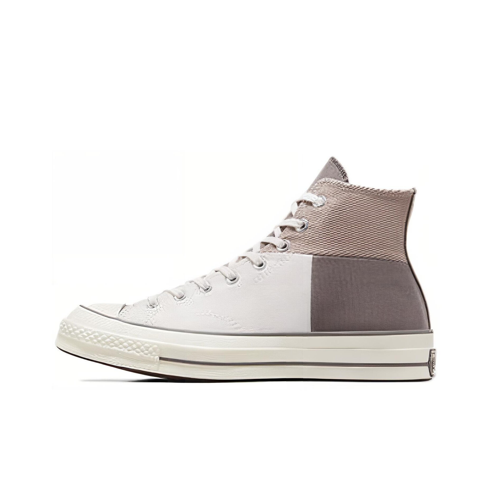 Кроссовки Converse Chuck 70 Plus, размер EU 38 стопа (24CM), белый/серый/коричневый — фото 1