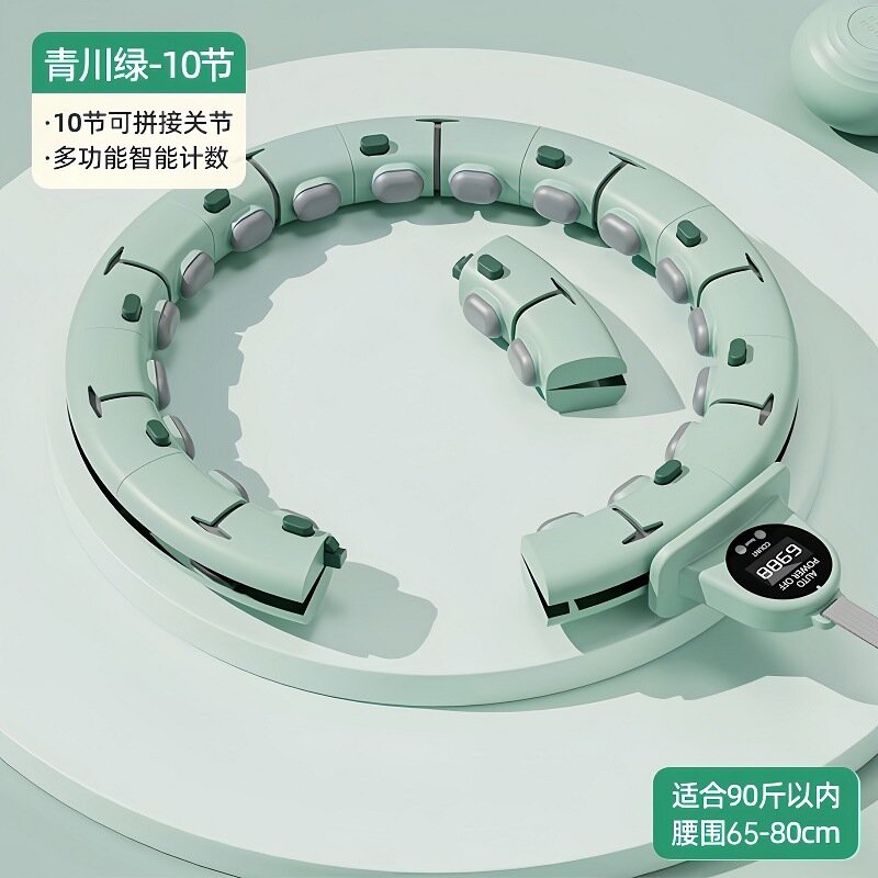 Хула-хуп для женщин, для похудения живота, съемный и соединяемый, бесшумный, нескользящий, удобный для талии, умный хула-хуп с подсчетом