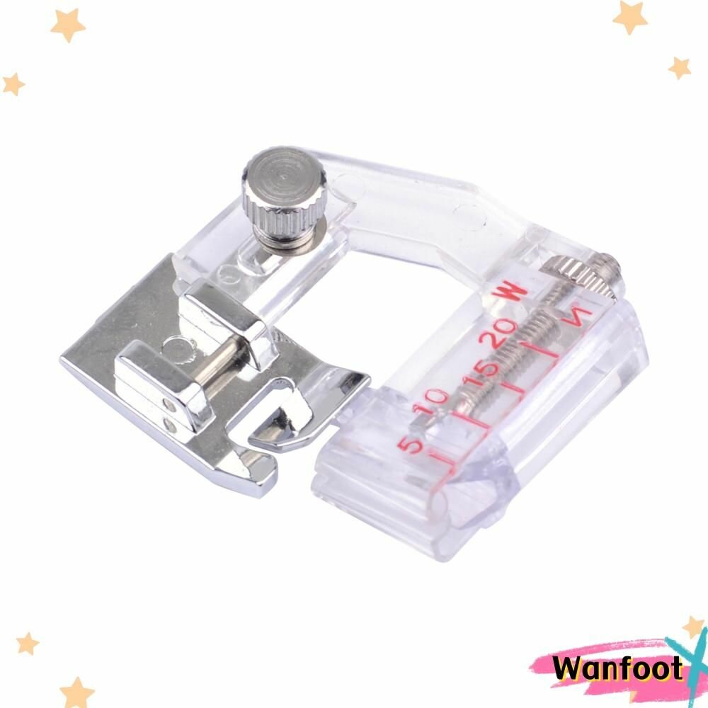 Прижимная лапка швейной машины для обертывания полос ткани