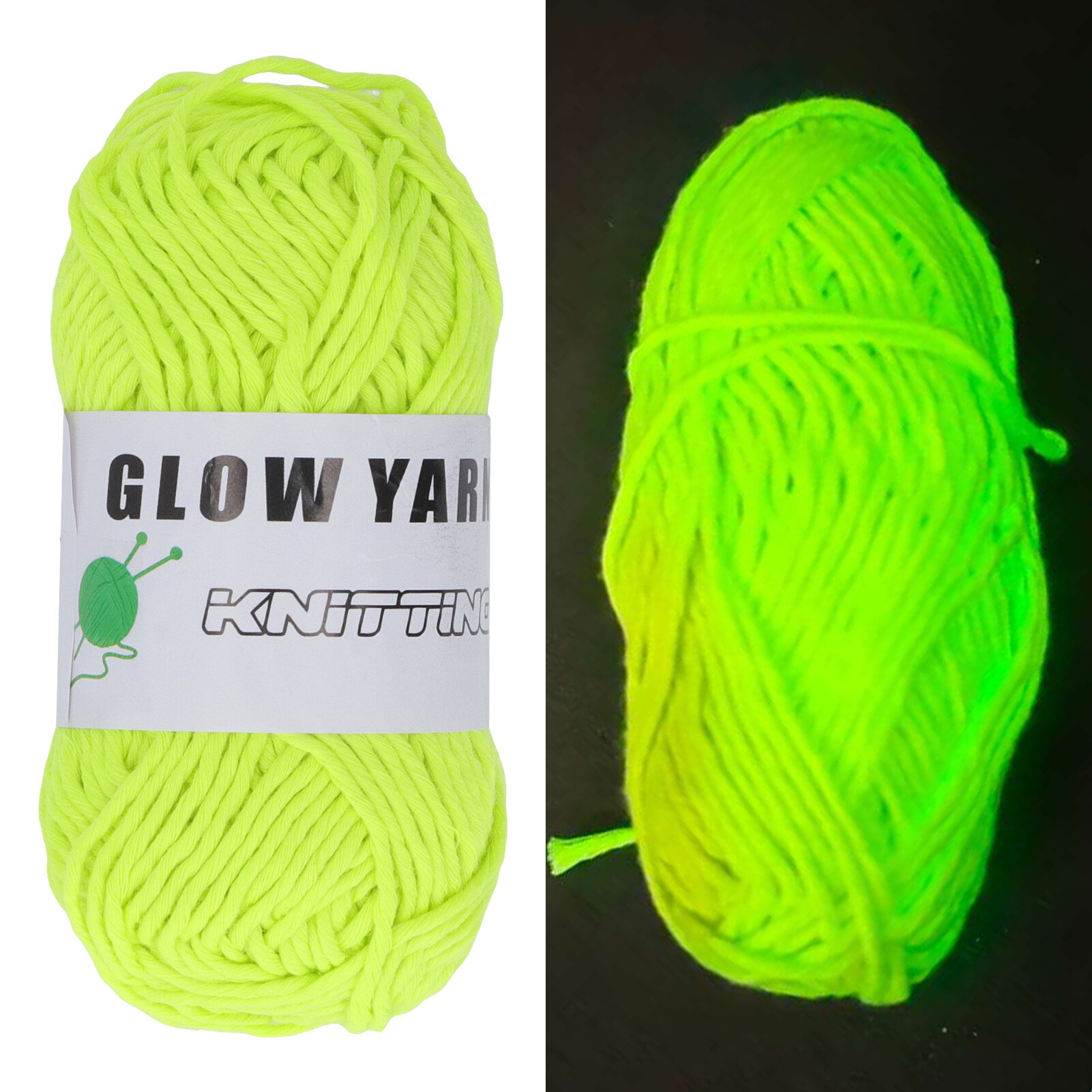 164 -футовая светящаяся коренавая пряжа DIY Polyester Плетение светящаяся вязаная пряжа для коврового свитера Цвет 3