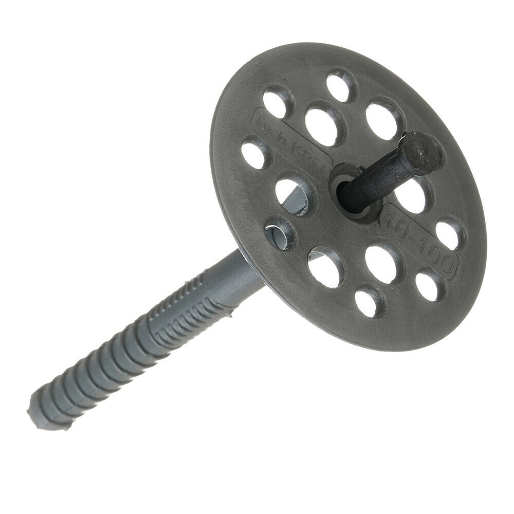 Дюбель для теплоизоляции Tech-Krep 10х100 мм пластиковый гвоздь (100 шт.)