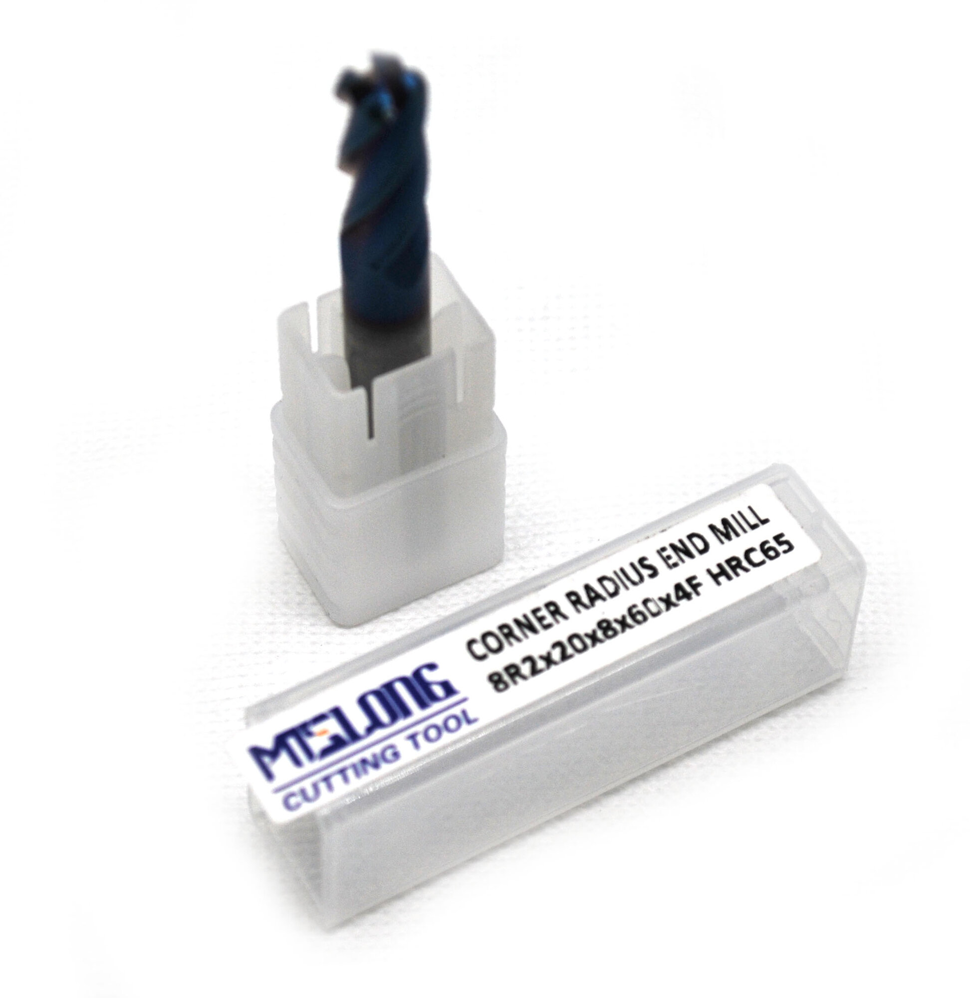 Фреза концевая радиусная твердосплавная D8 мм HRC65 8R2x20x6x60x4F