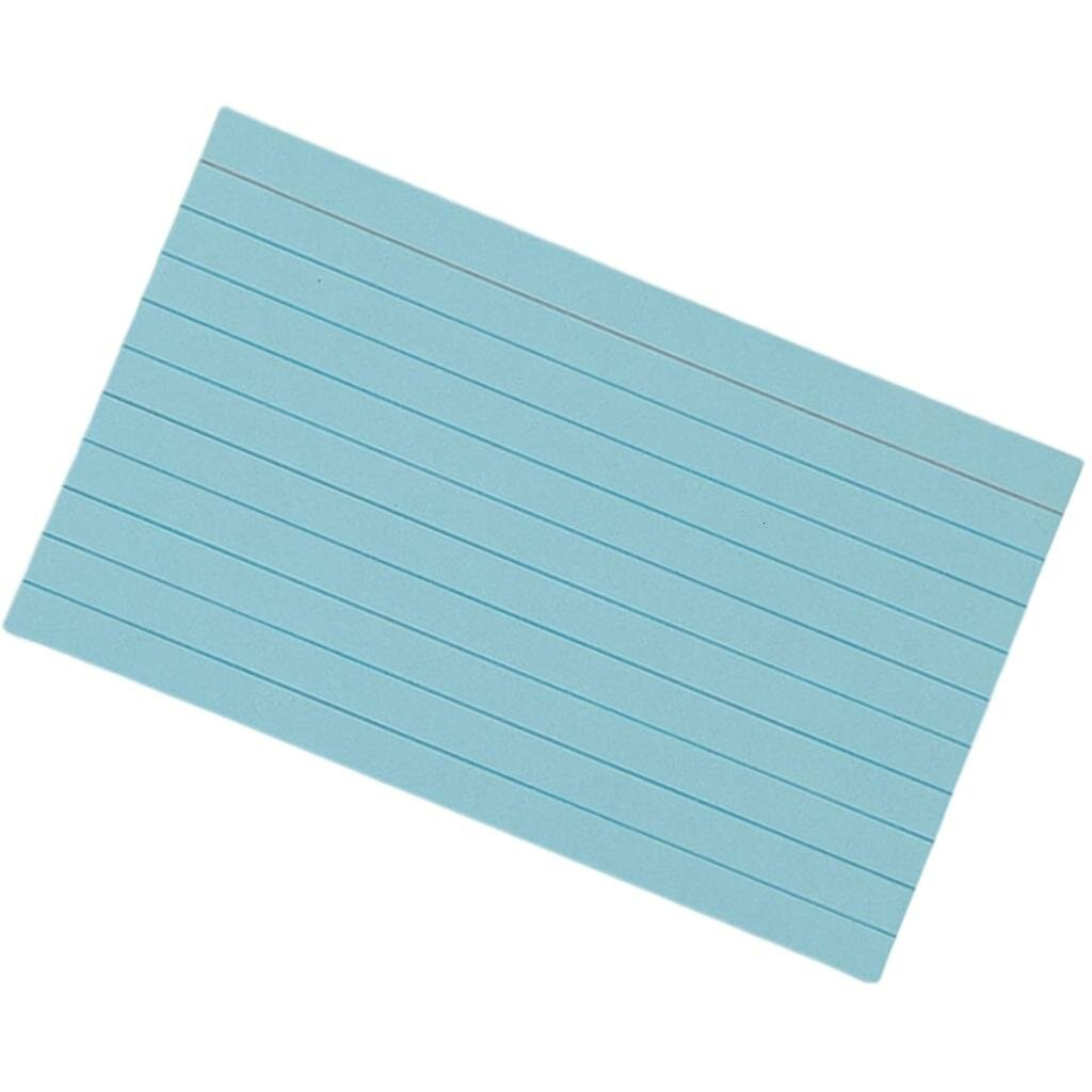 Учебная карточка с линейкой размером 3x5 дюймов, карточка для заметок, Словарная карточка, разлинованные блокноты для письма