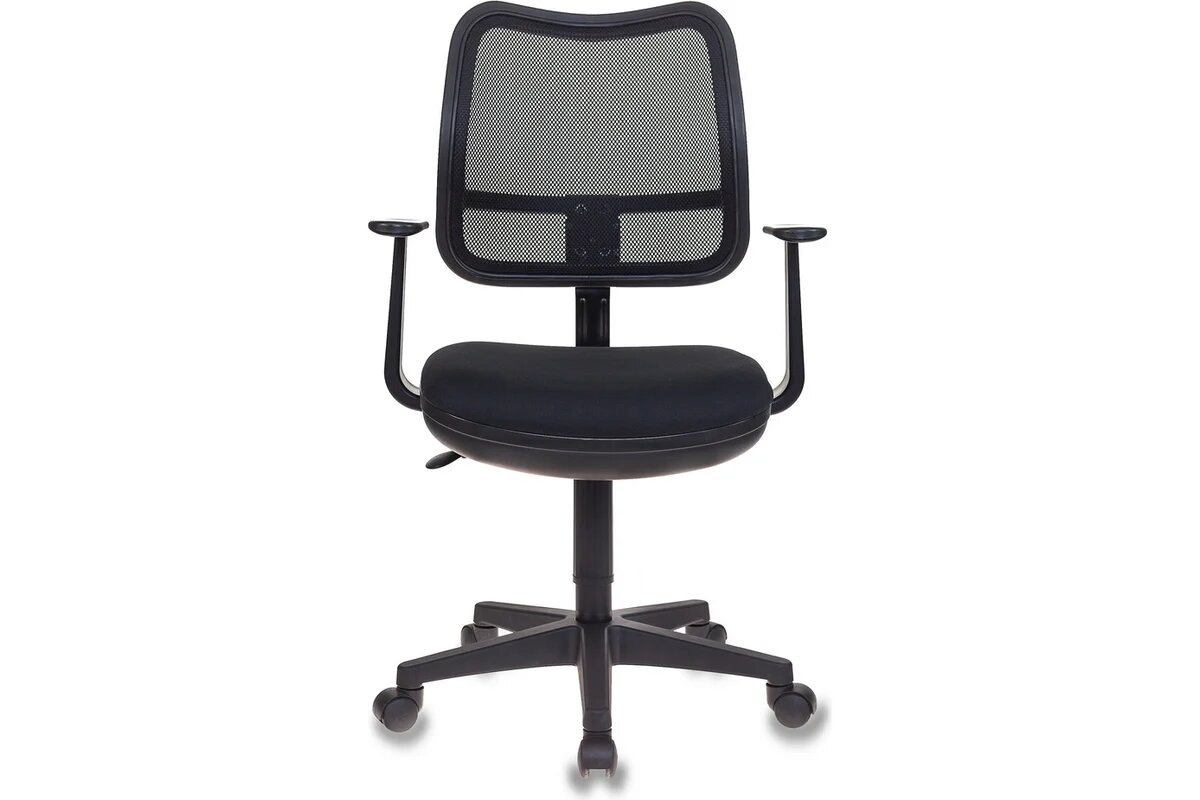 Компьютерное кресло Бюрократ CH-797AXSN/26-28 чёрного цвета, до 120 кг, механизм качания