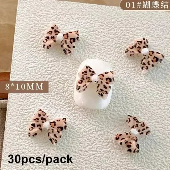 Леопардовый шарм для ногтей PONYTREE MP8075A01