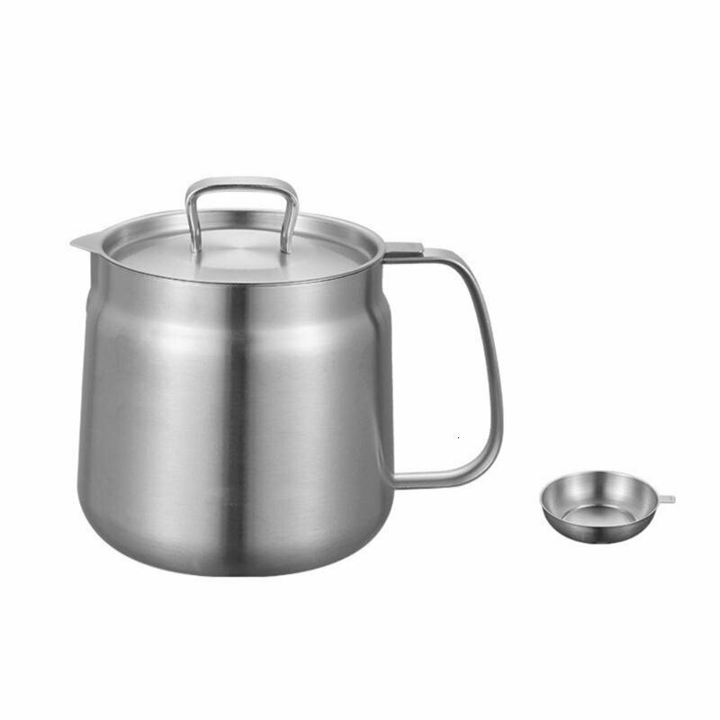 Контейнер для фильтрации масла 1.5/2 л из нержавеющей стали, 1,5 л и фильтр